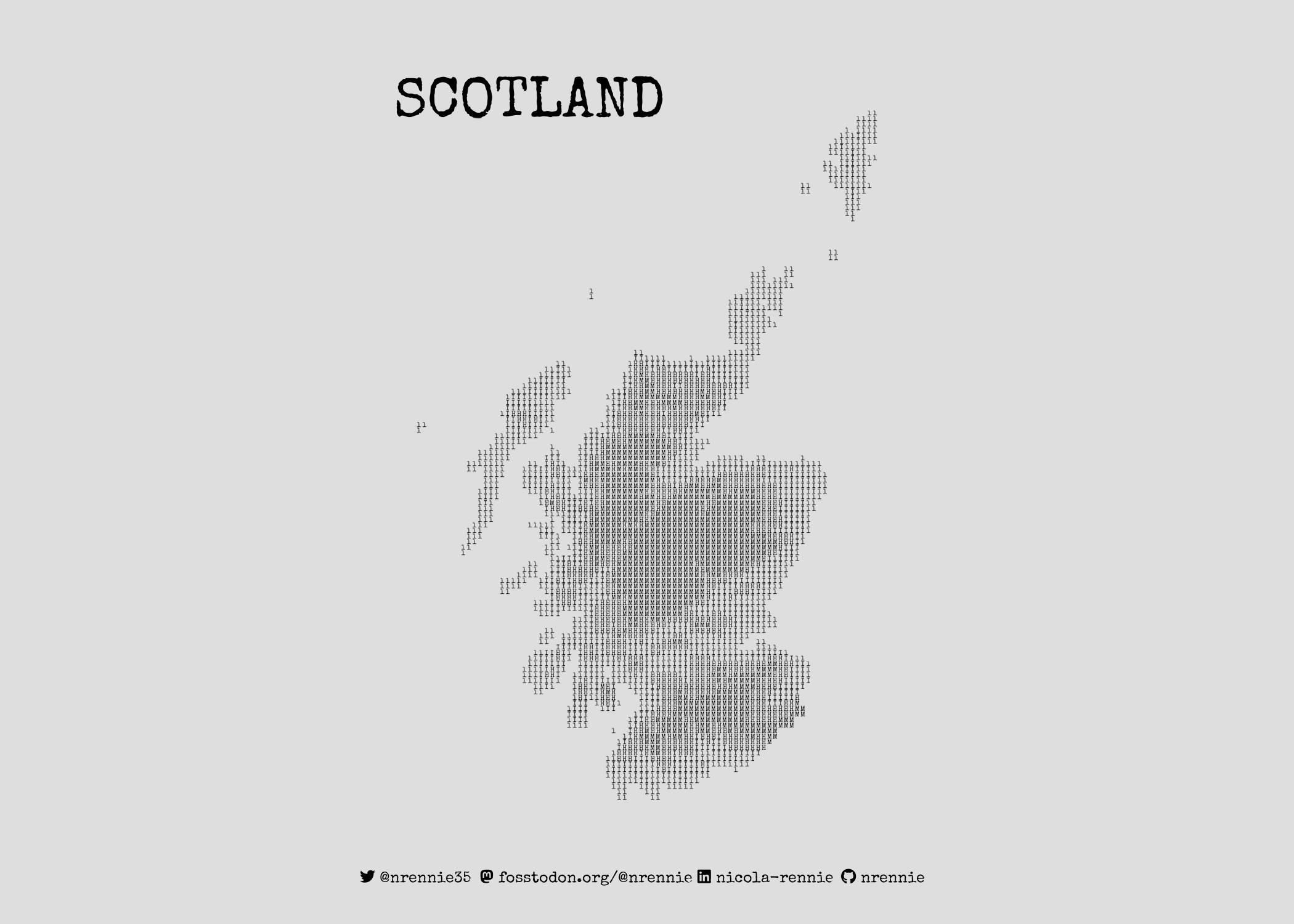 Creating Typewriter styled Maps In ggplot2 Nicola Rennie